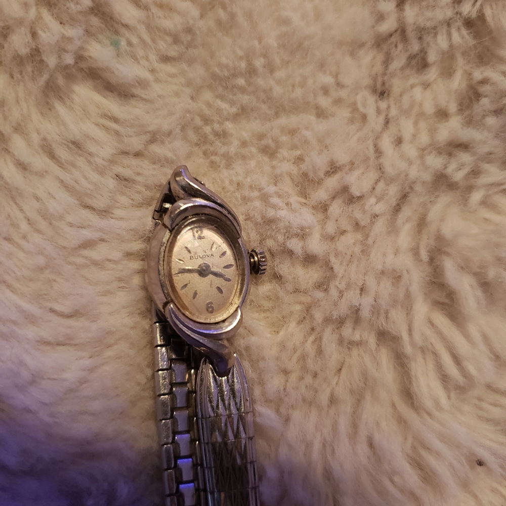 Ladies Vintage Bulova Watch 10k Rolled Gold Plated Ra… - Gem